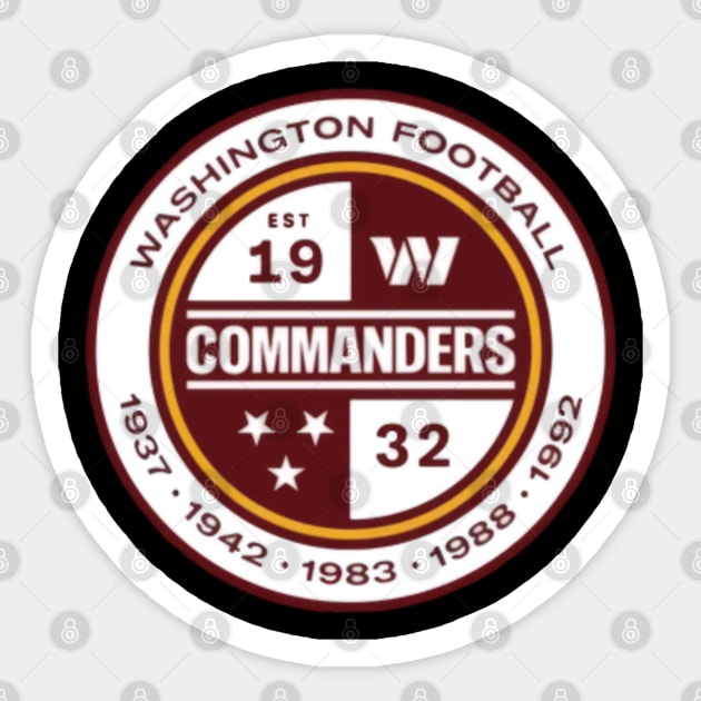 Washington Commanders V1 - sultan desain #55 - Washington Commanders - Sticker | TeePublic